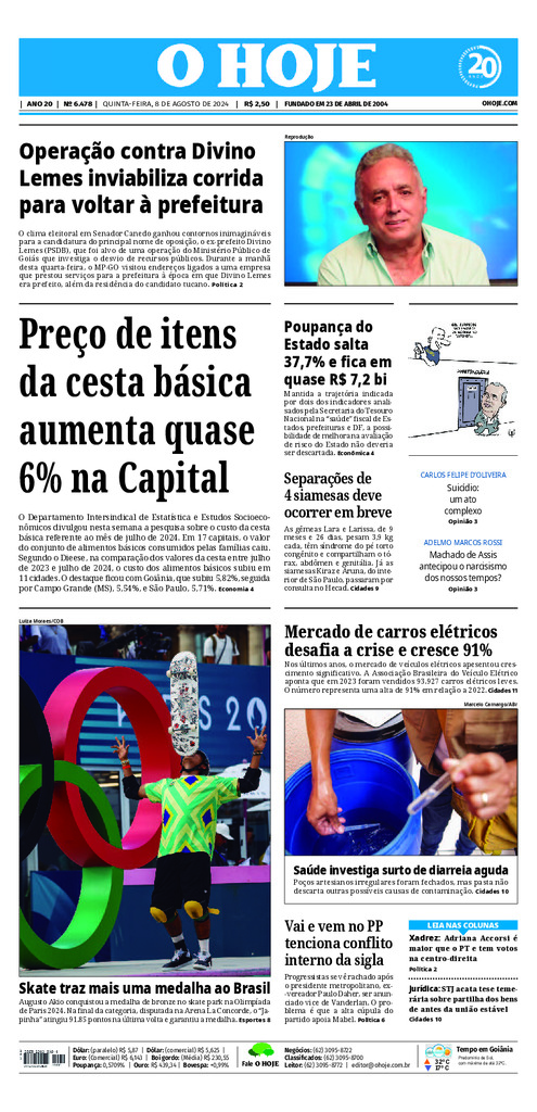 O Hoje, O Melhor Conteúdo Online e Impresso | O Hoje