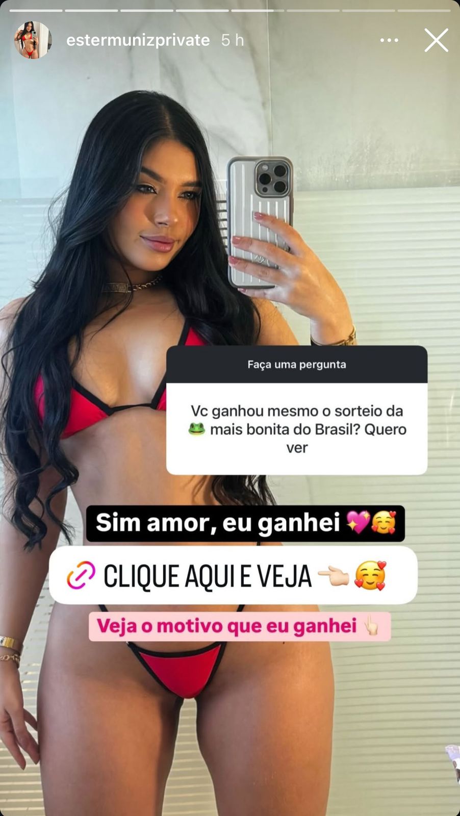 Ester Muniz, namorada de Kid Bengala, vence prêmio de Vagina mais bonita do Brasil; veja - O Hoje